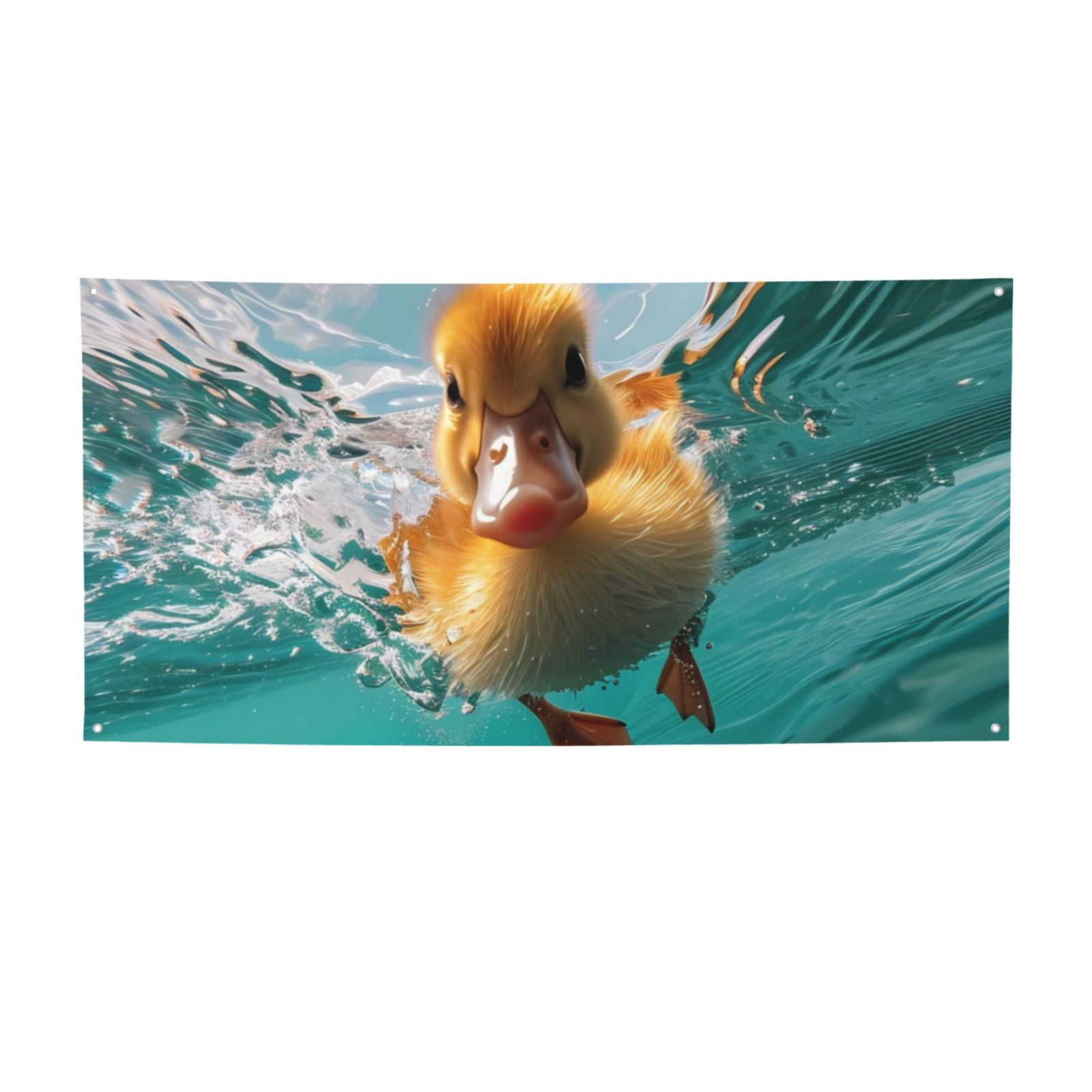 Sikiie Underwater Swimming Duck Custom Banners and Signs Customize ...