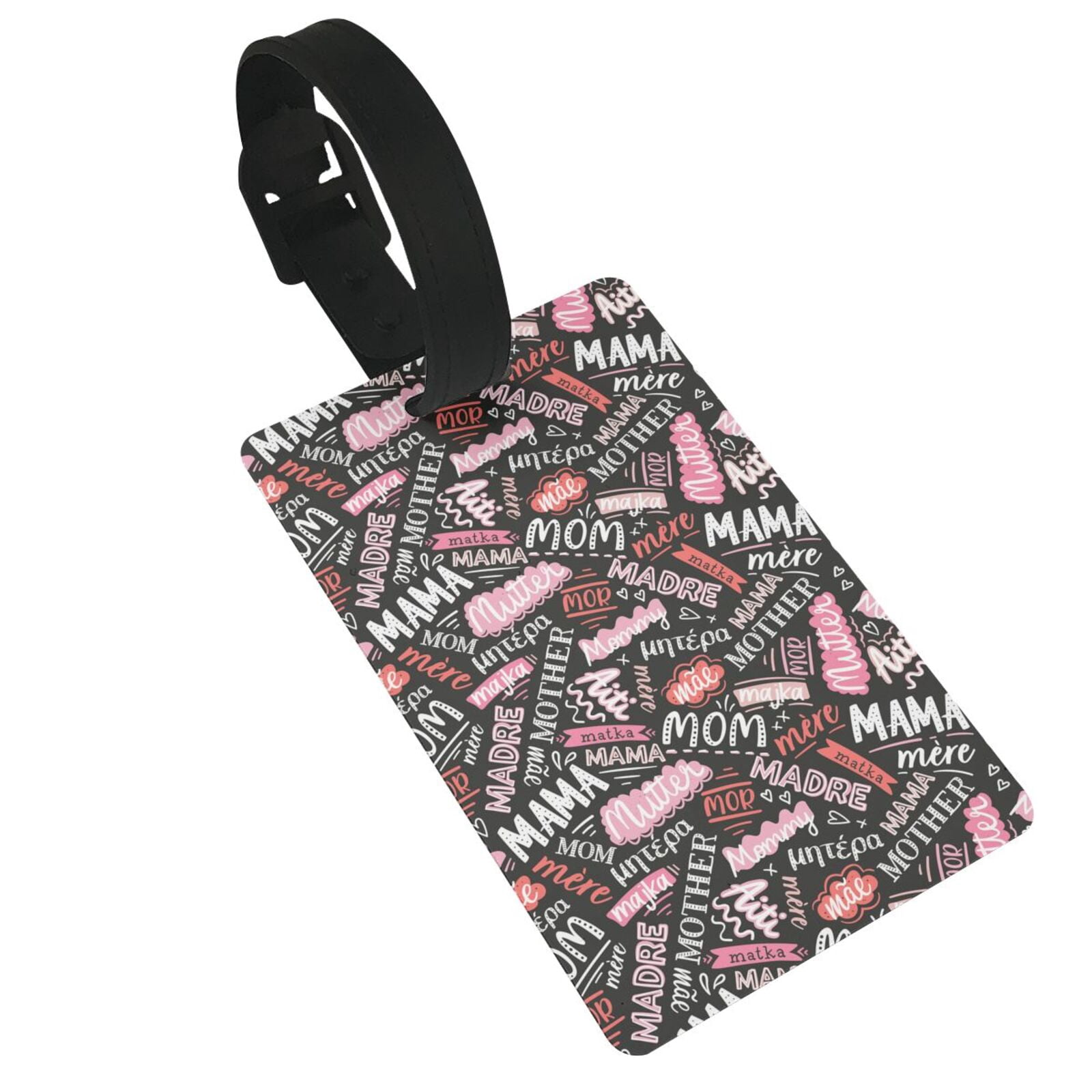 Sikiie Various Languages Mother Luggage Tags Privacy Cover ID Label ...