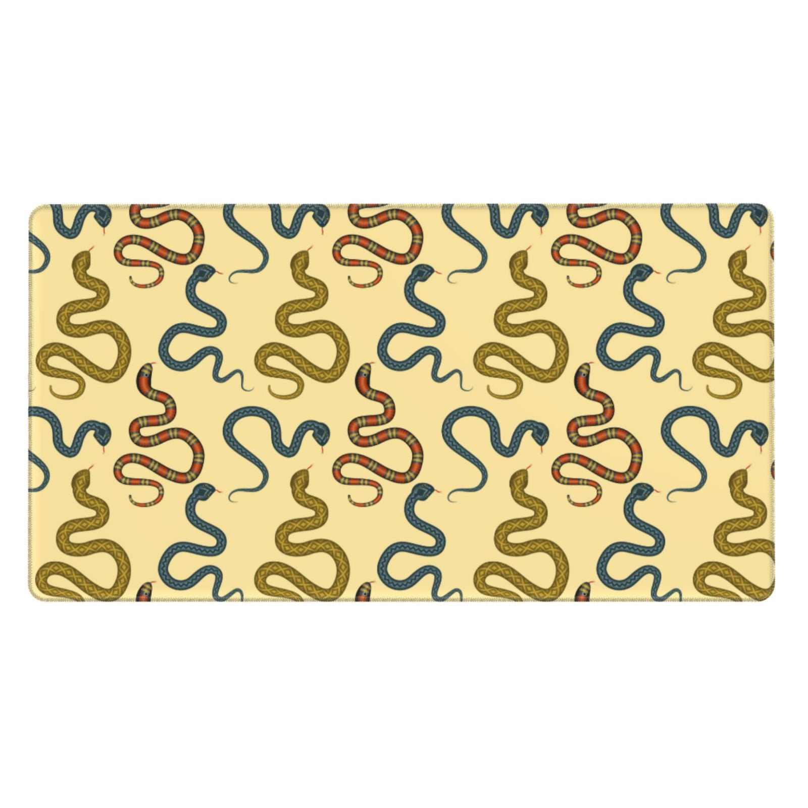 Sikiie Various Snake Mouse Pad, 16x29.5 Mousepad Desk Mat in Anti-Slip ...