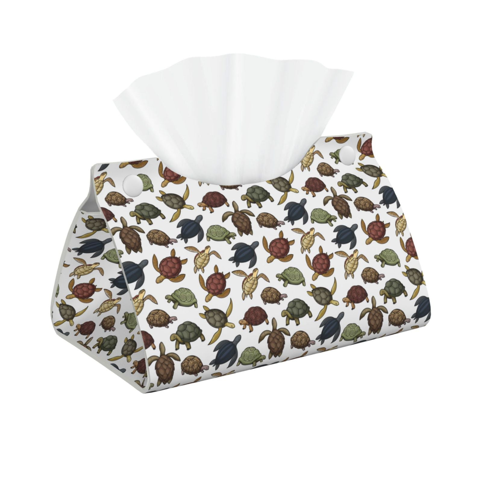 Sikiie Various Turtle Leather Tissue Box Cover Rectangle, Long Tissue ...
