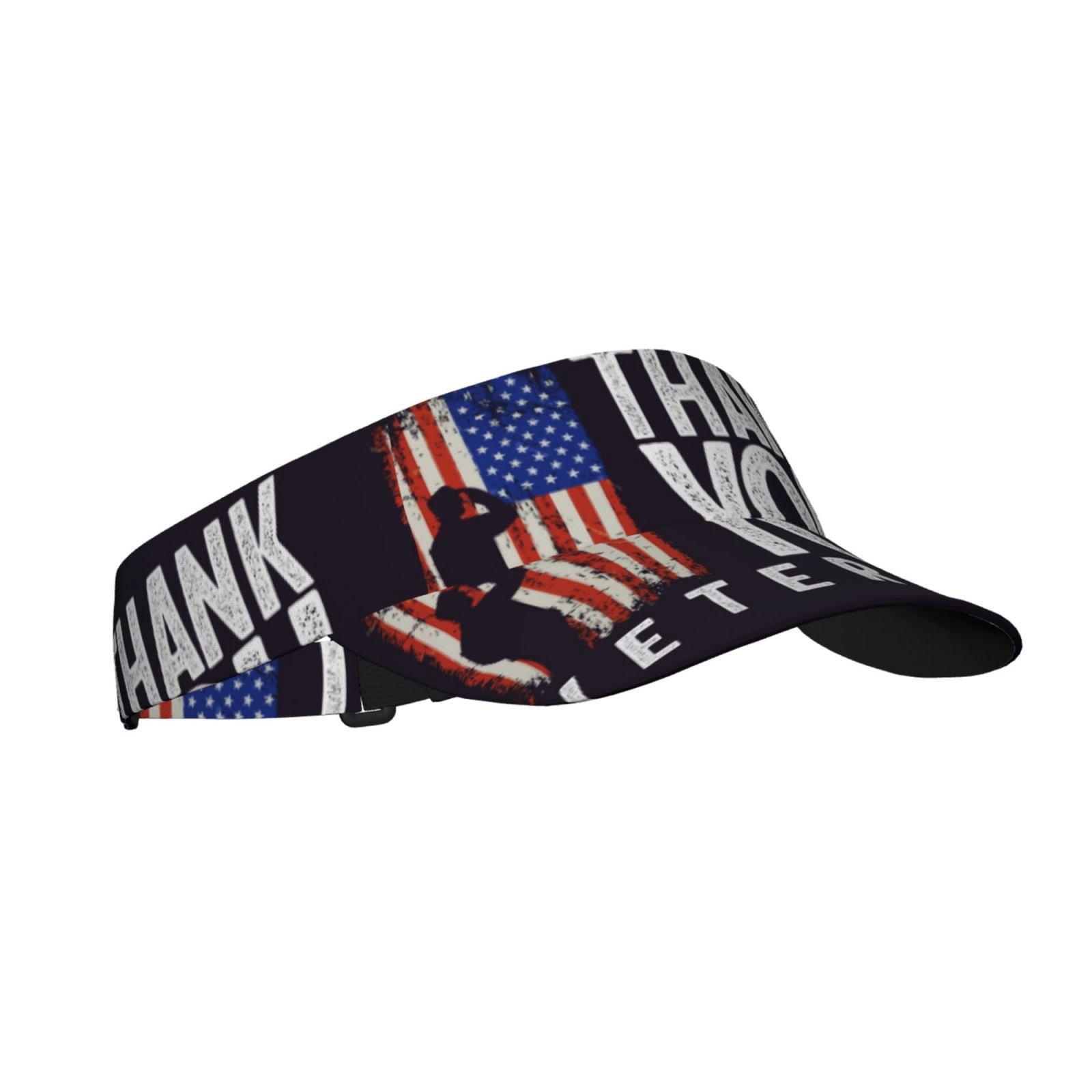 Sikiie Veterans Day2 Sun Visor Hat Adjustable Velcro Golf Visor Sports ...
