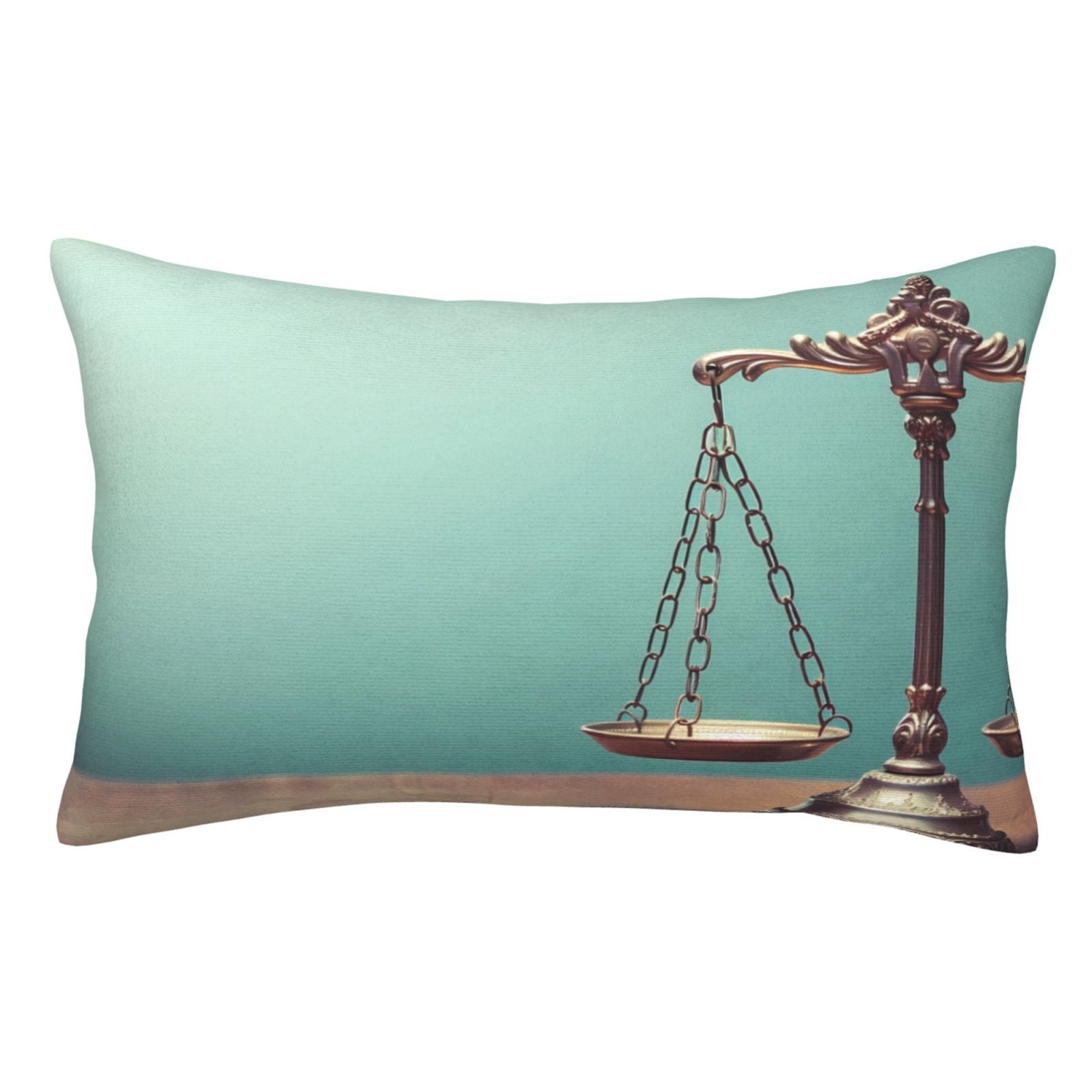 Sikiie Vintage Brass Balance Scale Pillow Covers, Throw Pillow Case ...