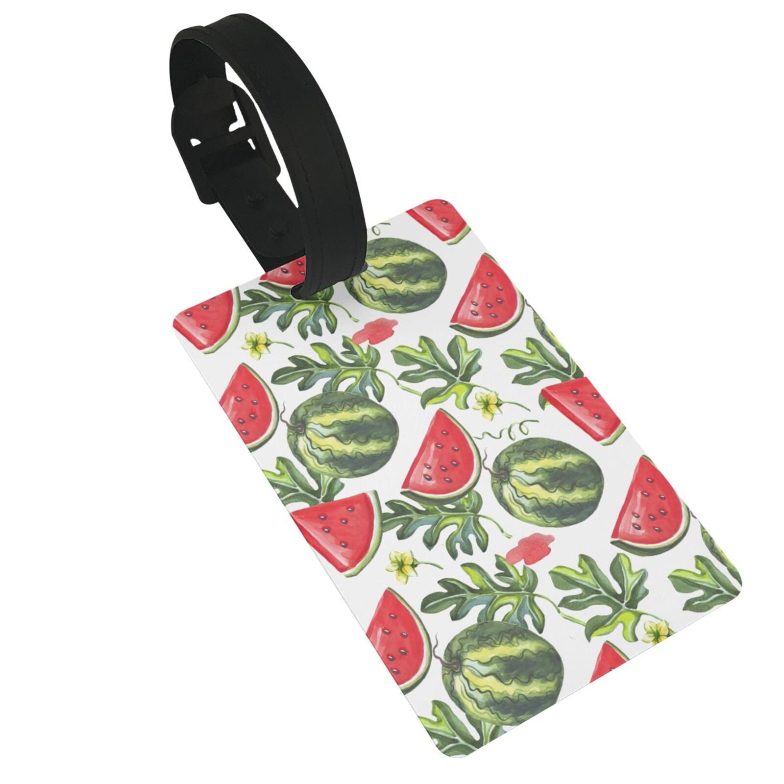 Sikiie Watermelons Luggage Tags Privacy Cover ID Label Suitcase Tags ...