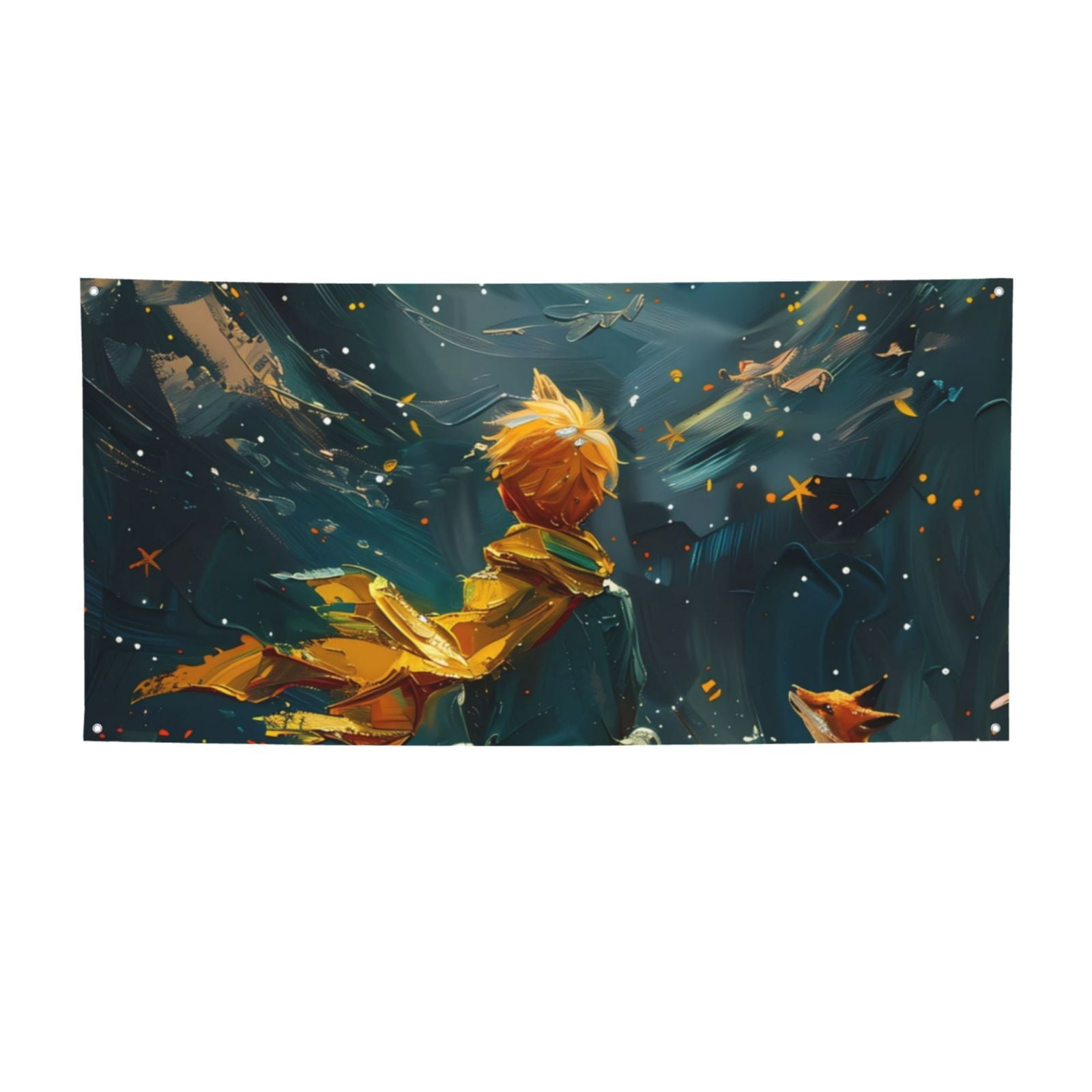 Sikiie Whimsical Starry Night Scene Custom Banners and Signs Customize ...