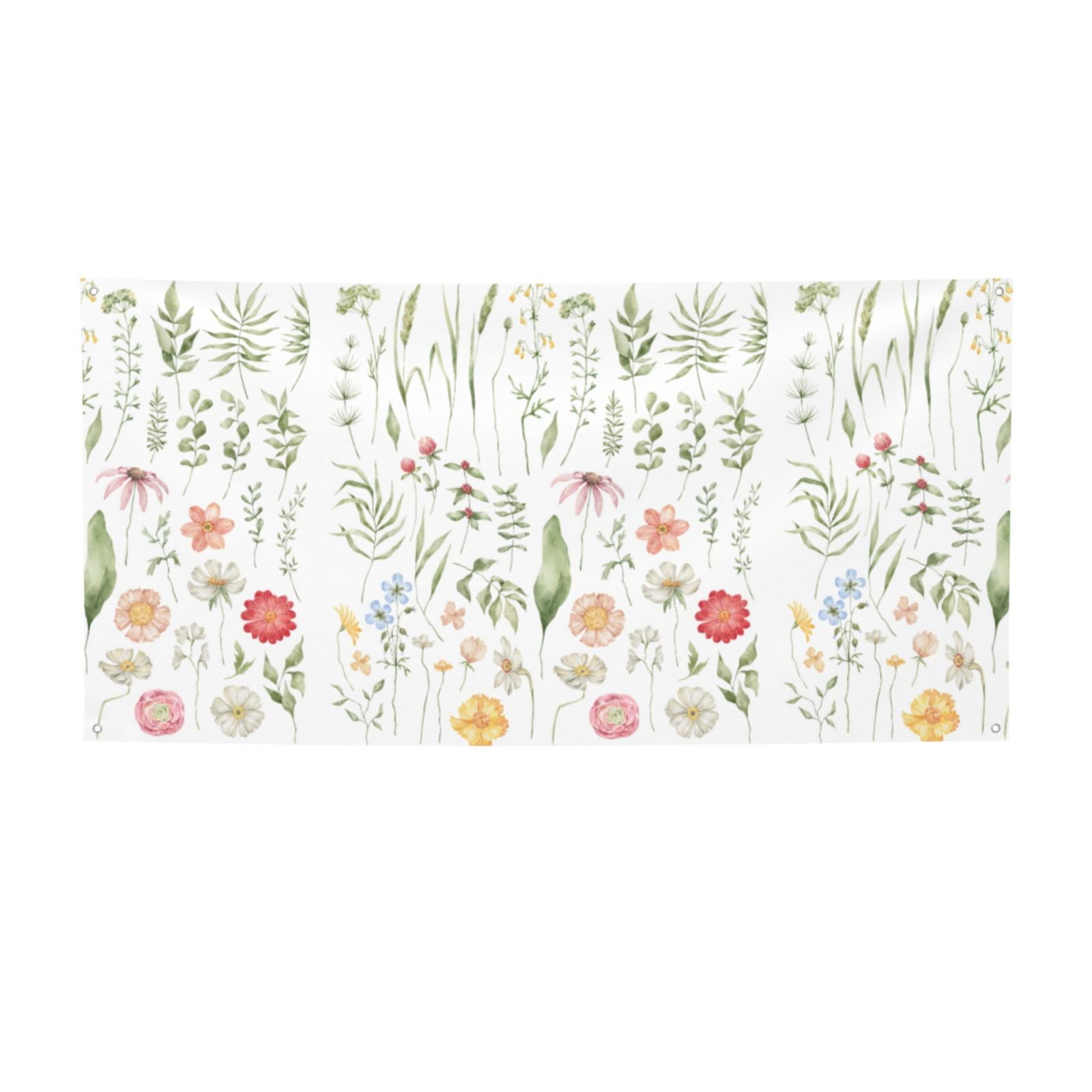 Sikiie Wildflower Watercolor 2 Custom Banners and Signs Customize ...