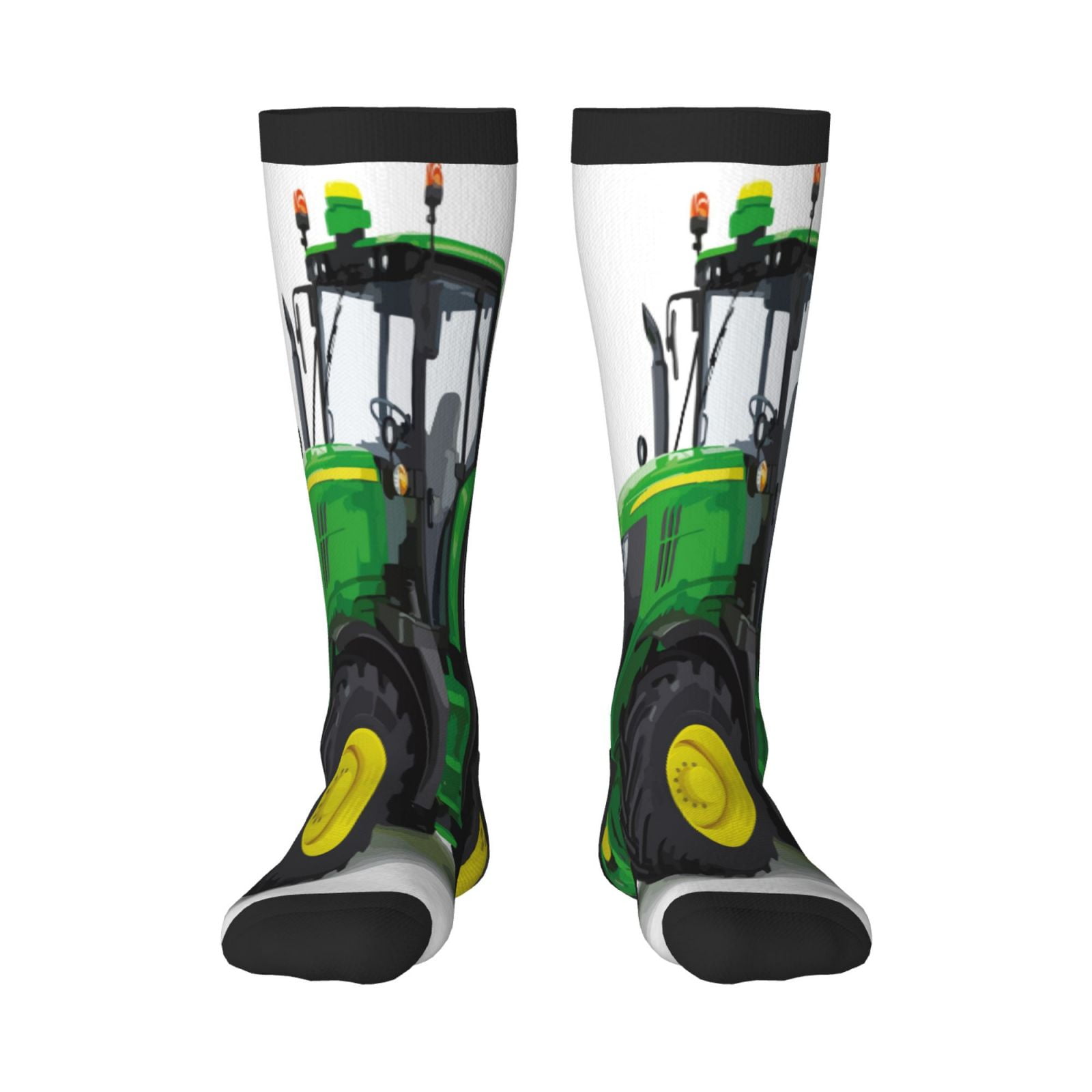 Sikiie big farm tractor Knee Socks, High Socks Long Stretchy Sock Women ...