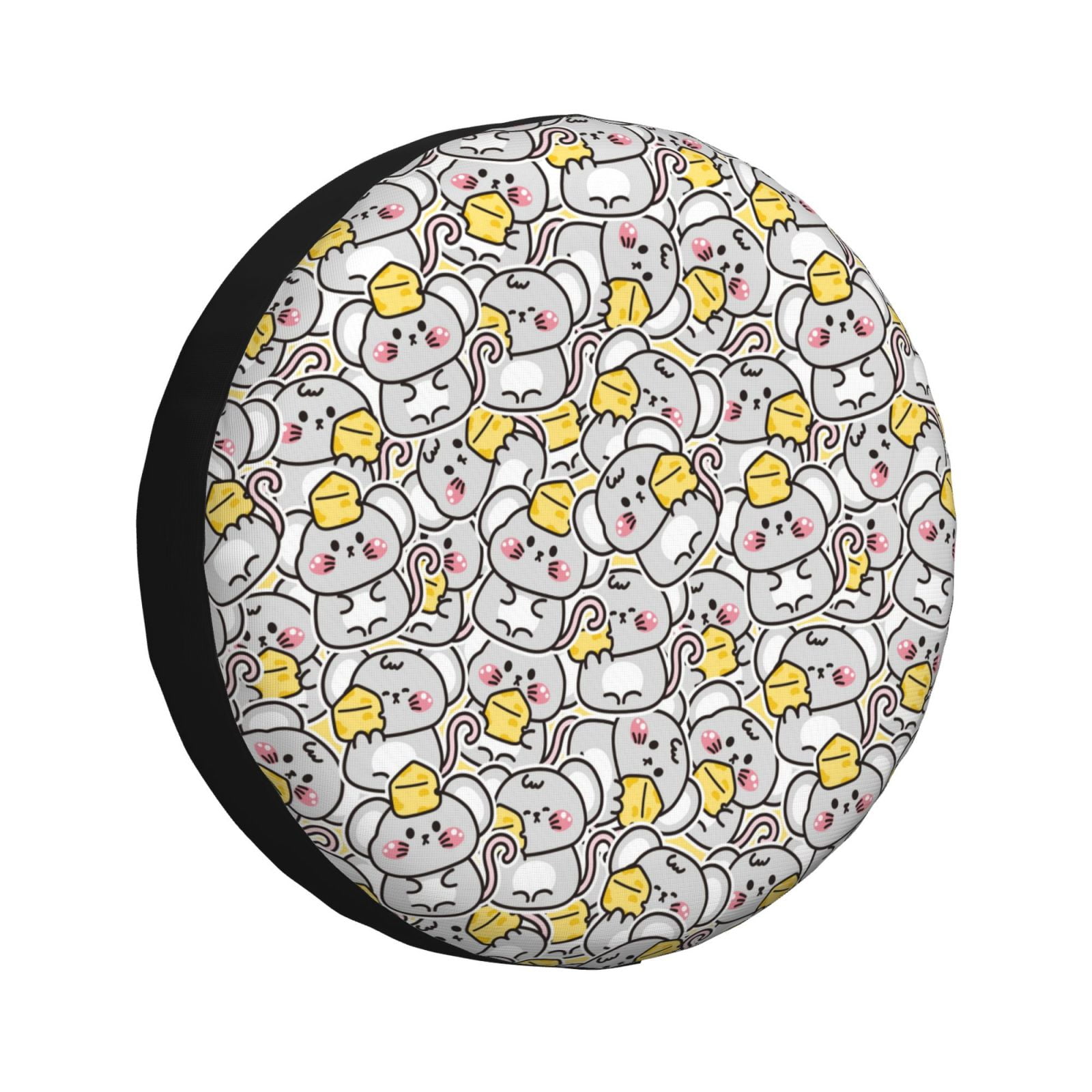 Sikiie cute rat with cheese Tire Cover Wheel Protectors Tyre Covers ...