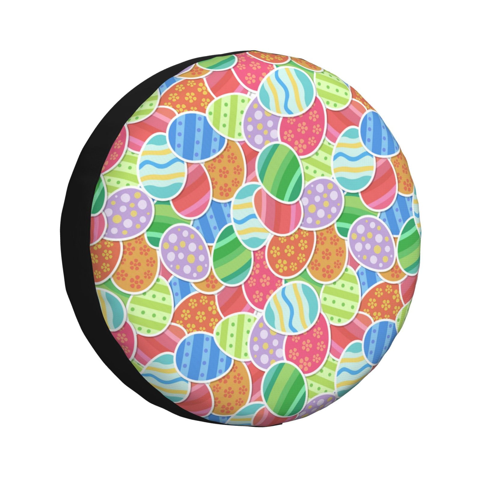 Sikiie easter eggs Print PVC Leather Spare Tire Wheel Cover Spare Tire ...