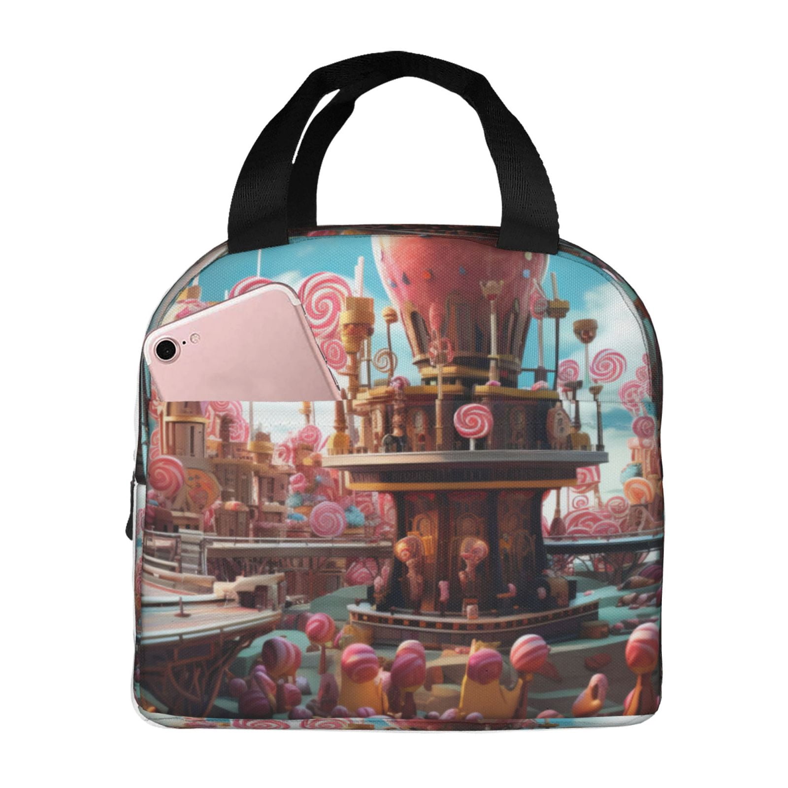 Sikiie fairy-tale-world-with-delicious-candy Lunch Bag for Women & Men ...