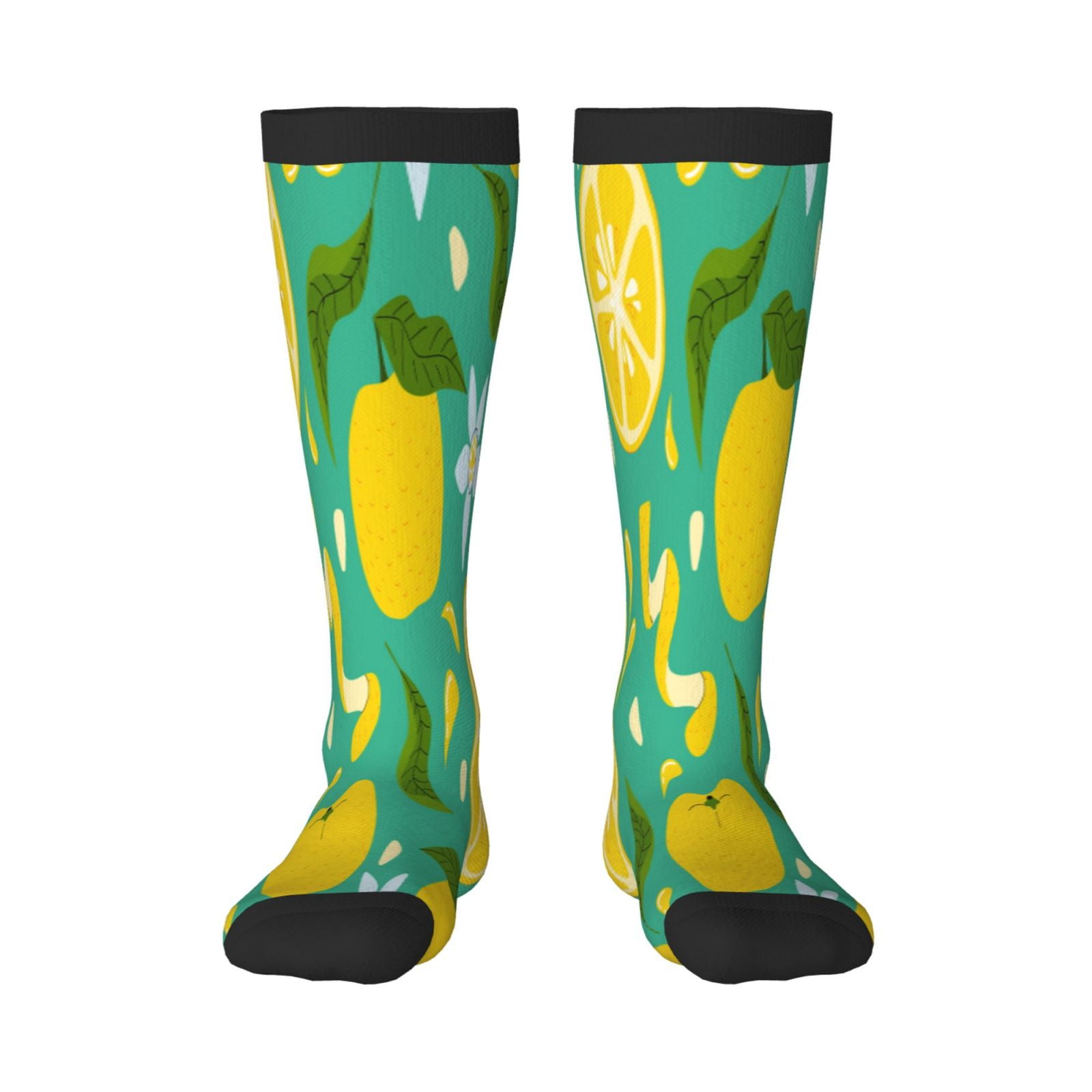 Sikiie fruits Knee Socks, High Socks Long Stretchy Sock Women Knee High ...