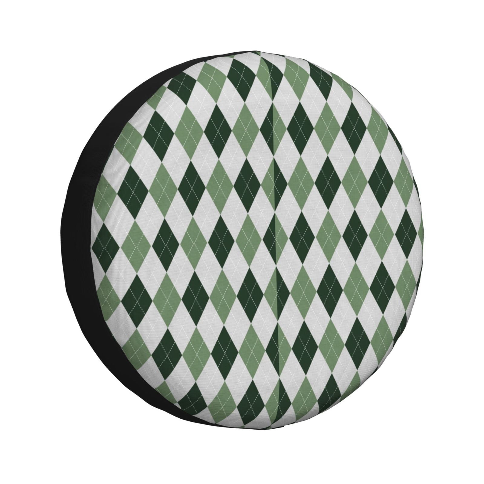 Sikiie grey and green argyle Tire Cover Wheel Protectors Tyre Covers ...