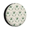 Sikiie palm trees Tire Cover Wheel Protectors Tyre Covers Weatherproof ...