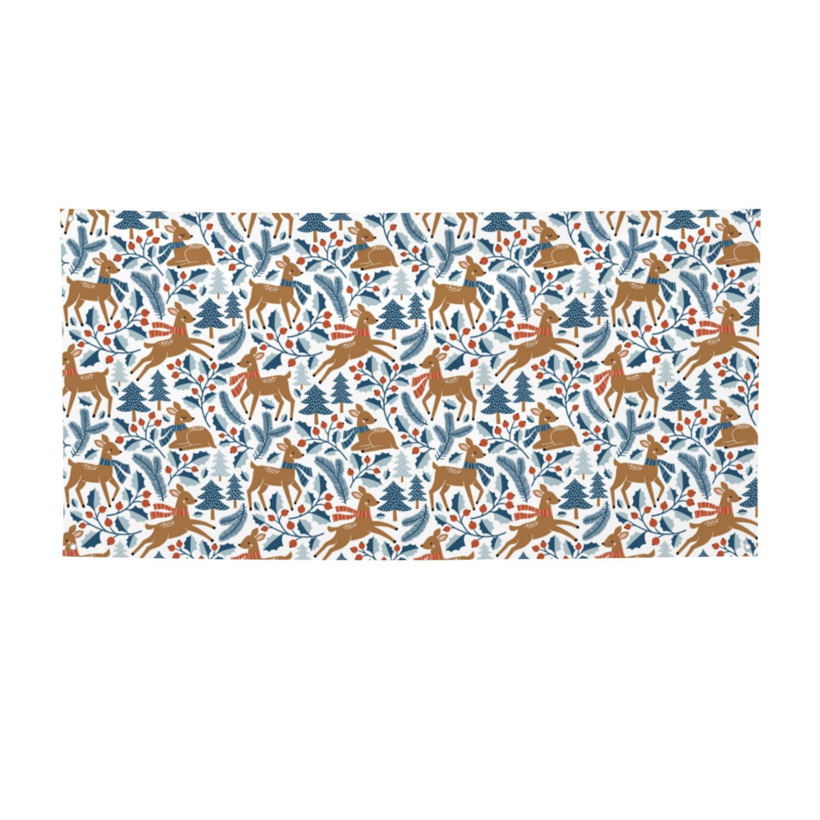 Sikiie winter Scarf deer Custom Banners and Signs Customize Outdoor ...