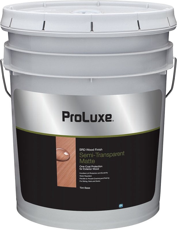 SIK500-190/05 ProLuxe SRD Semi-Transparent Wood Stain, Matte Clear Tint ...