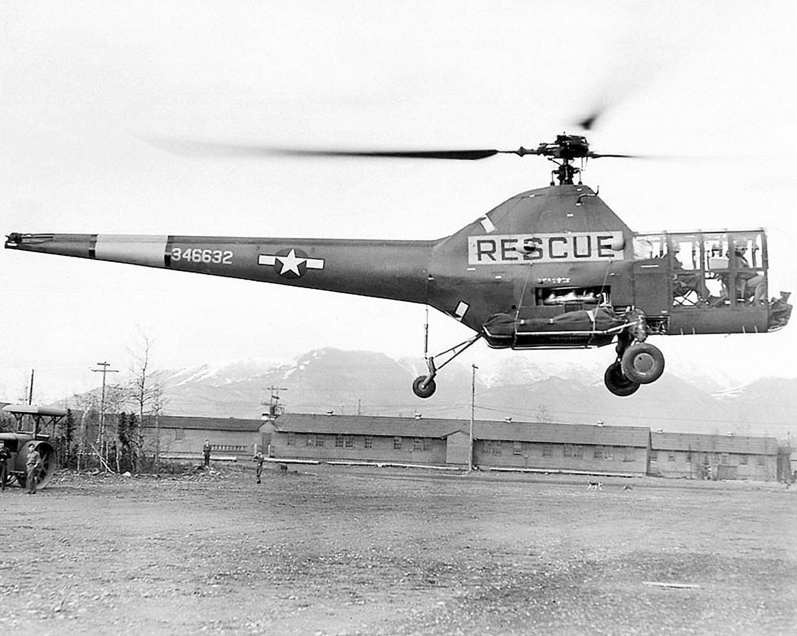 Sikorsky H-5 Dragonfly Helicopter - 24x36 Inch Laminated Aviation ...