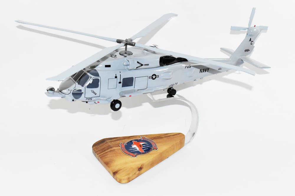 MH-60R, HSM-74 Swamp Foxes 2021, 16" Mahogany Scale Model - Walmart.com