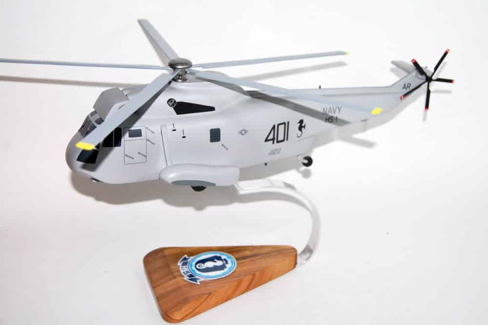 Sikorsky® SH-3 SEA KING™, HS-1 Seahorses, 16" Mahogany Scale Model ...