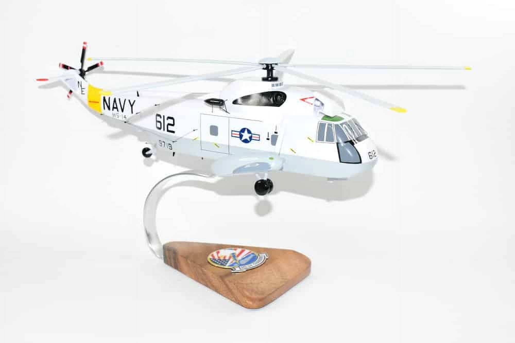Sikorsky® SH-3 SEA KING™, HS-14 Chargers (1984), 16" Mahogany Scale ...