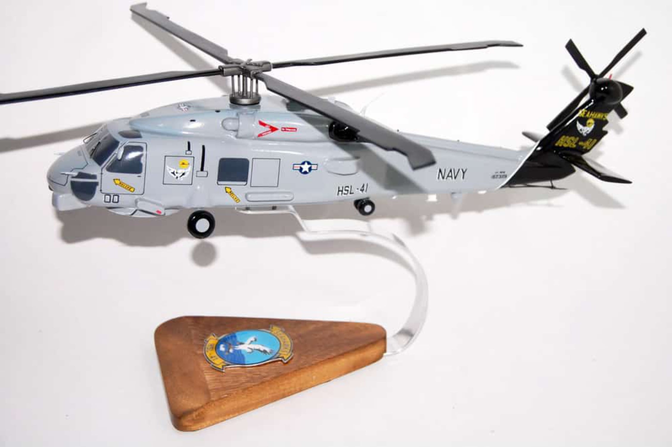 Sikorsky® SH-60B Seahawk®, HSL-41 Seahawks, 16 Mahogany Scale Model ...