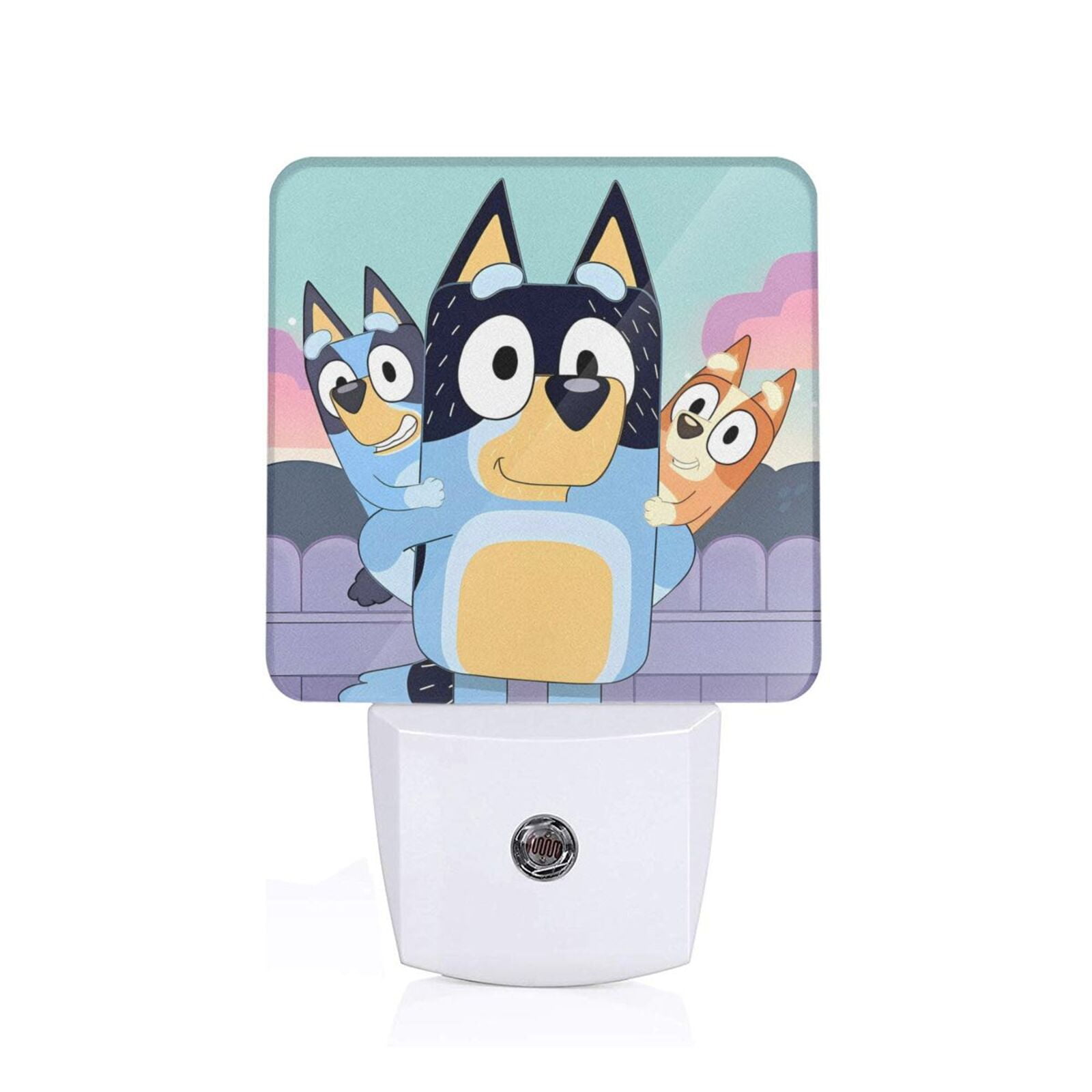 Silaia Bluey Print LED Dimmable Night Light, Plug in Night Light with ...