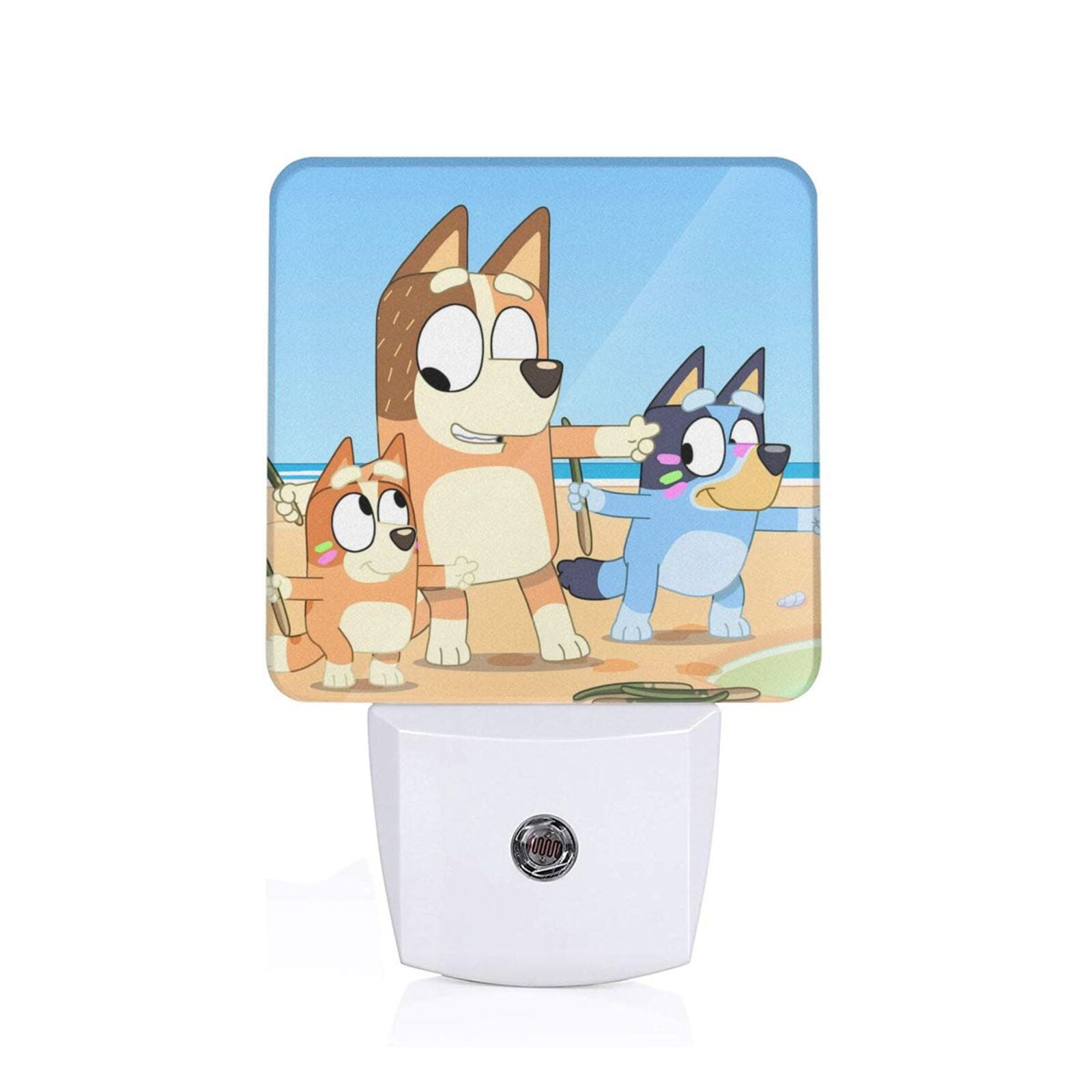 Silaia Bluey Print LED Dimmable Night Light, Plug in Night Light with ...