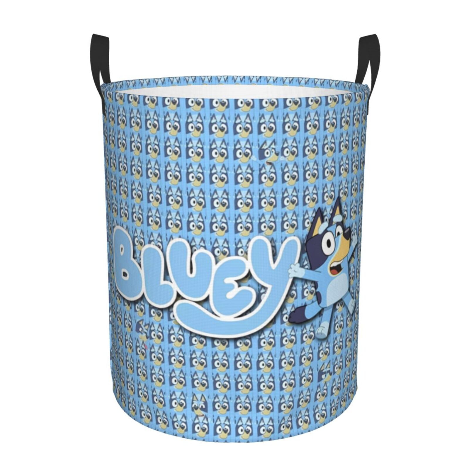 Silaia Bluey Print Round Laundry Clothes Hamper,Laundry Basket with ...