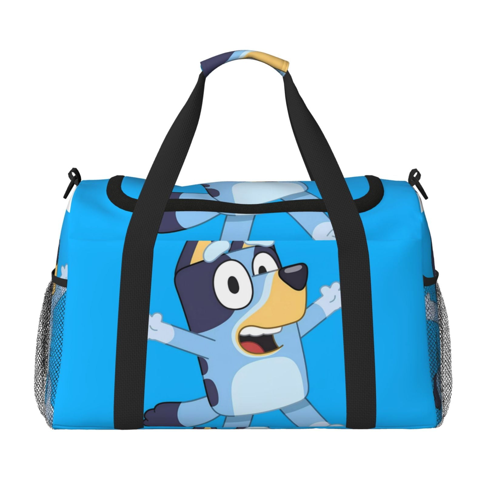 Silaia Bluey Print Travel Duffle Bag,Weekender Bag Carry On Tote Bags ...