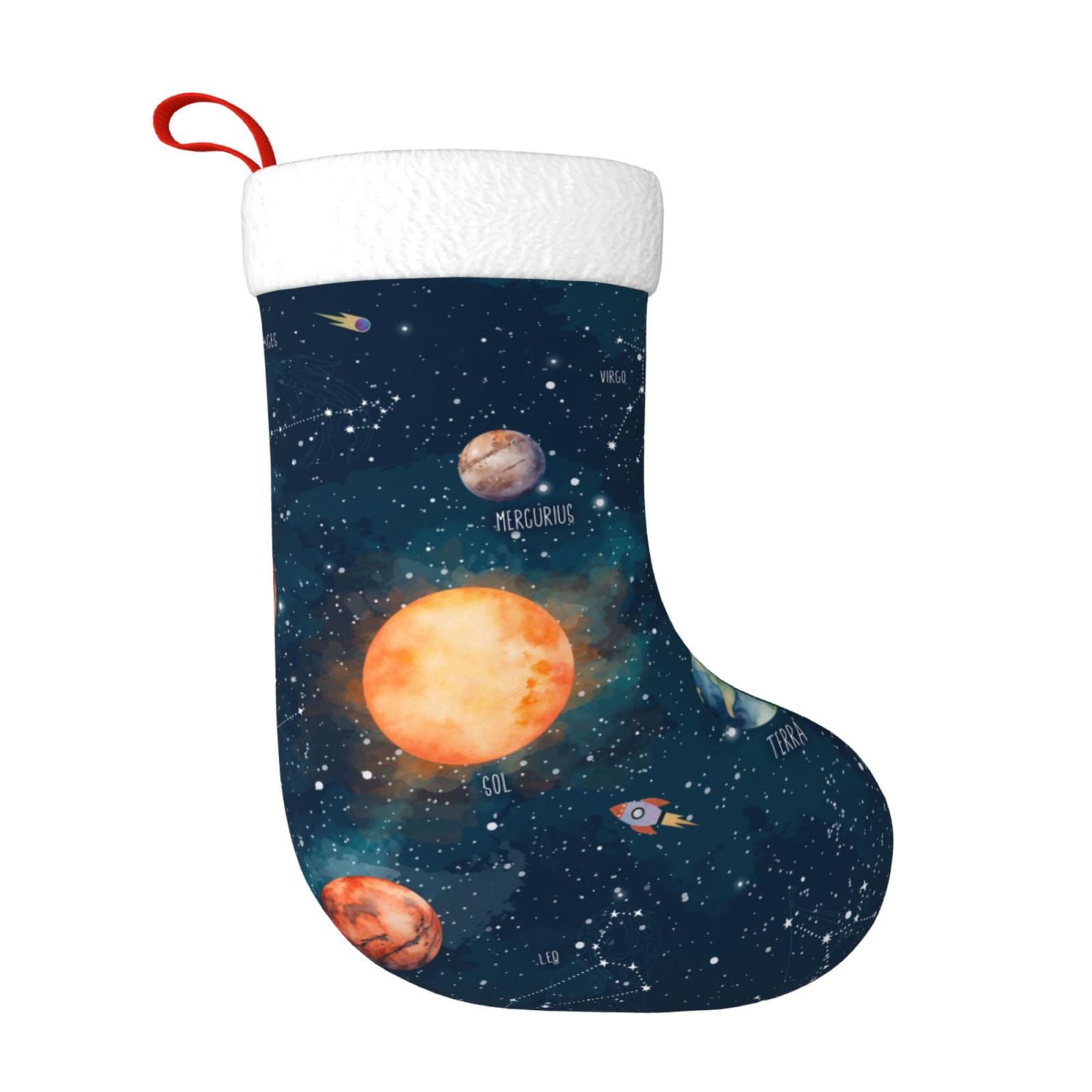 Silaia Solar System And Planets Christmas Stockings,Plush Christmas ...