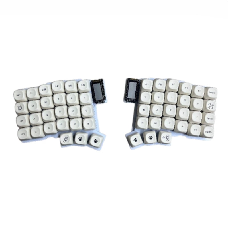 Silakka54 Split Ergonomic Wireless Mechanical Keyboard,Hot-Swappable ...