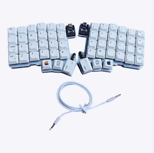 Silakka54 Split Keyboard Wired Hot Swap Support QMK/VIAL Keyboard ...