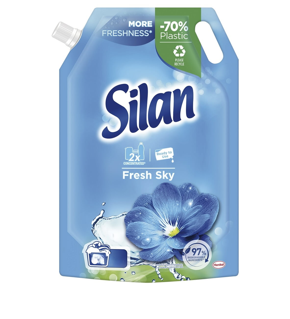 Silan fabric softener FRESH SKY Refill Bag / 50 Wash Loads - Walmart.com