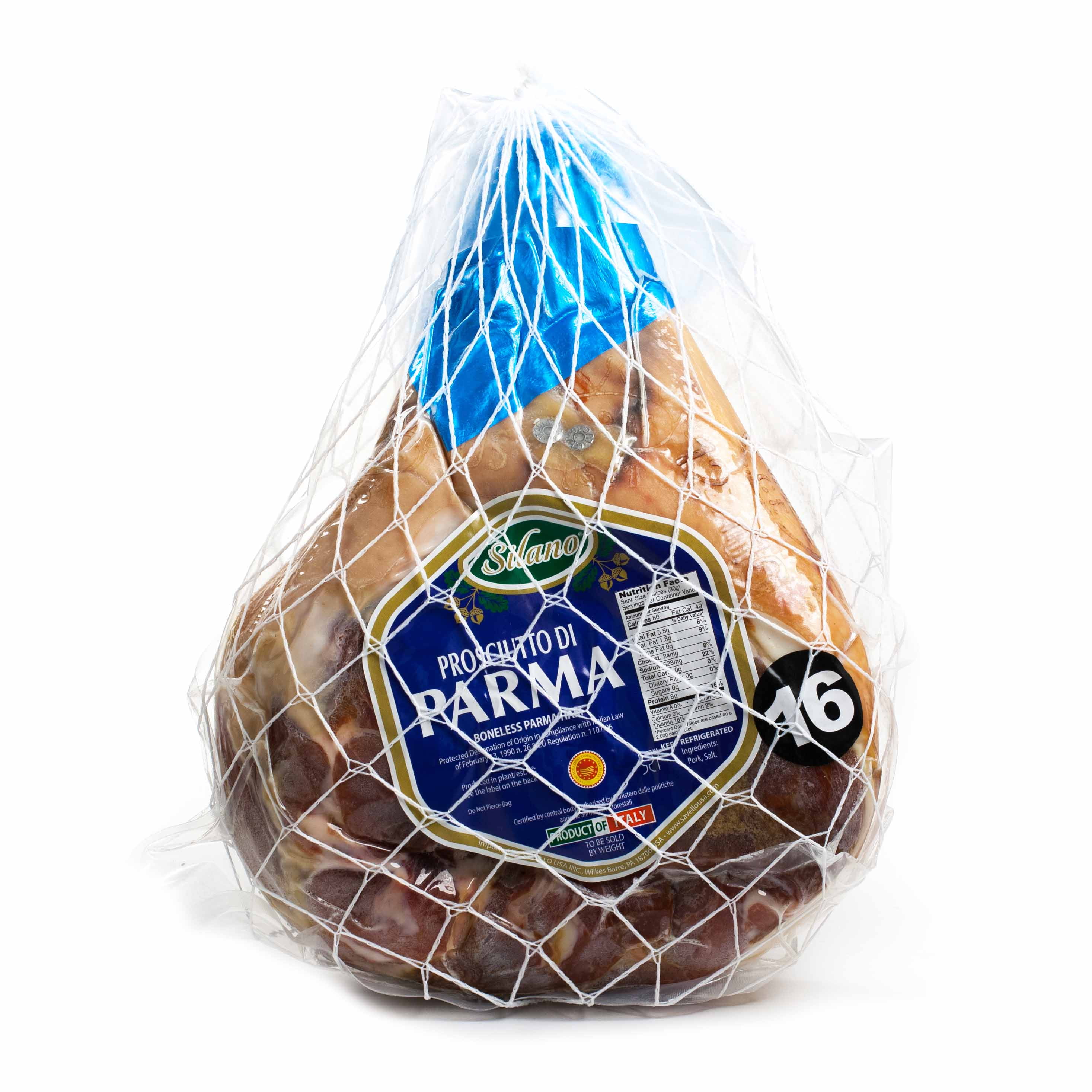 Silano Prosciutto di Parma Boneless Pork Leg DOP - 16 Month (17 pound ...
