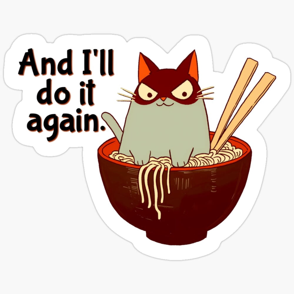 Silas Mordaine - And I'Ll Do It Again Sticker Phone Decal Water Bottle ...