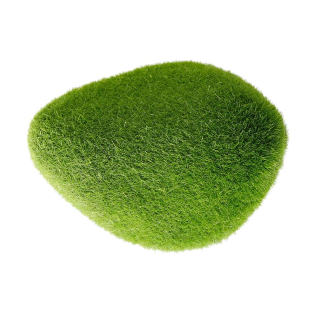 Silated Moss Stones - Assorted Sizes, Green Color, Pack of 2 - Walmart.com