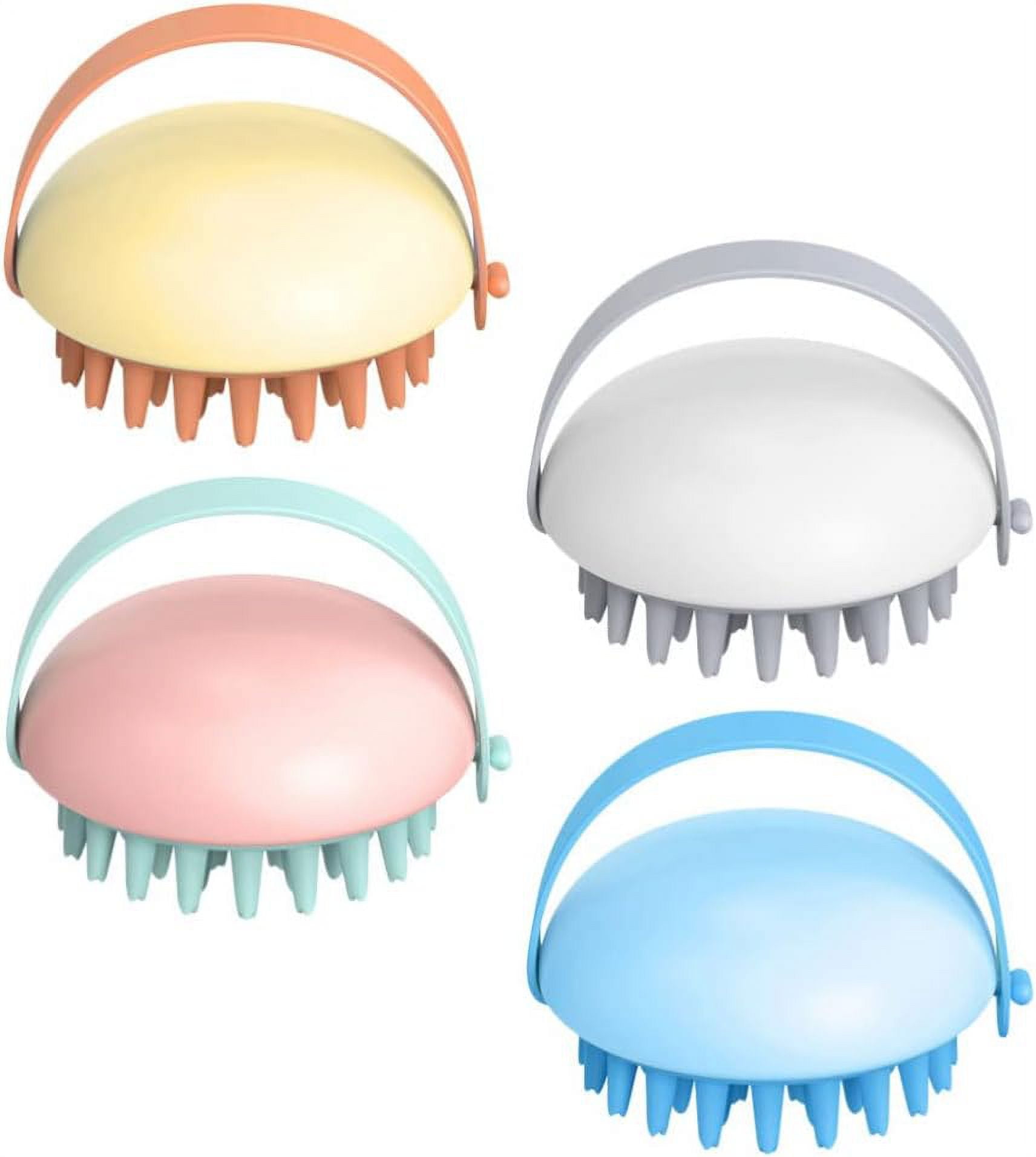 Silcone Body Scrubbers Scalp Shampoo Brush Bath Brushes Children Shower ...