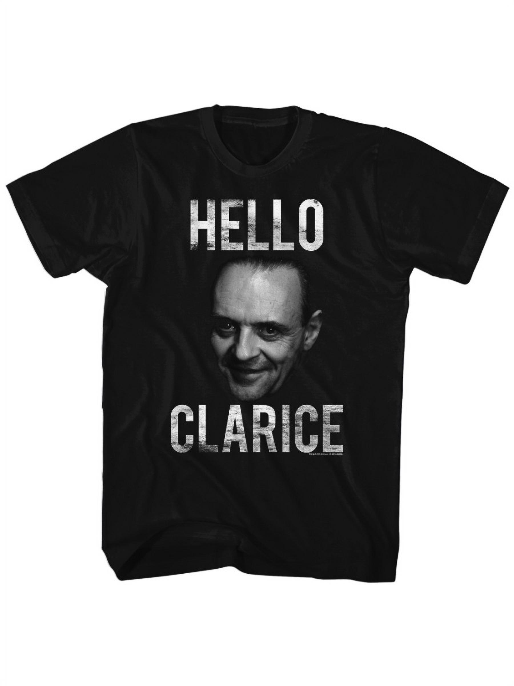 Silence Of The Lambs Horror Film Hannibal Lecter Hello Clarice Adult T ...