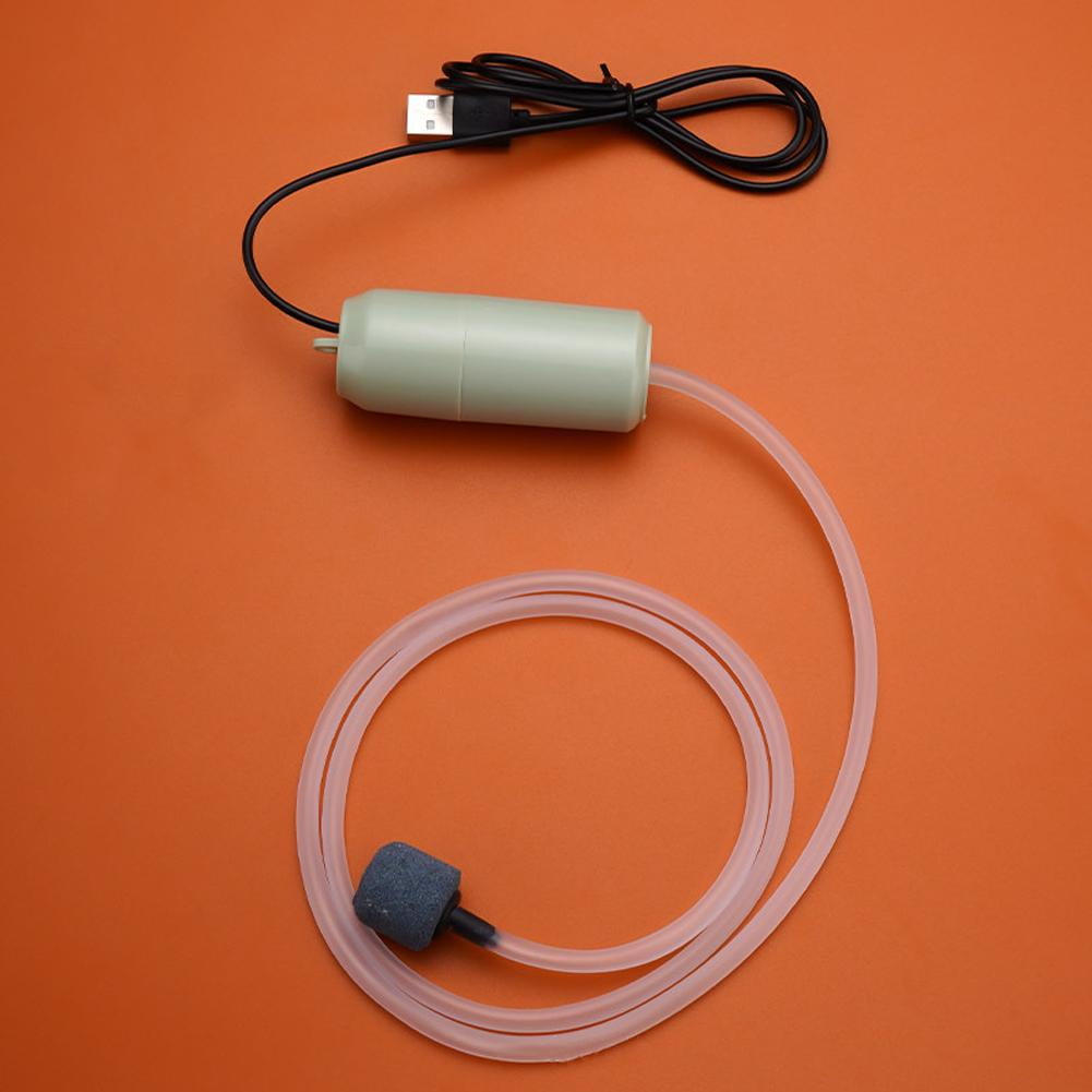 Silent Aerator Small Fish Tank Aeration Pump Mini USB I8Q5 - Walmart.com