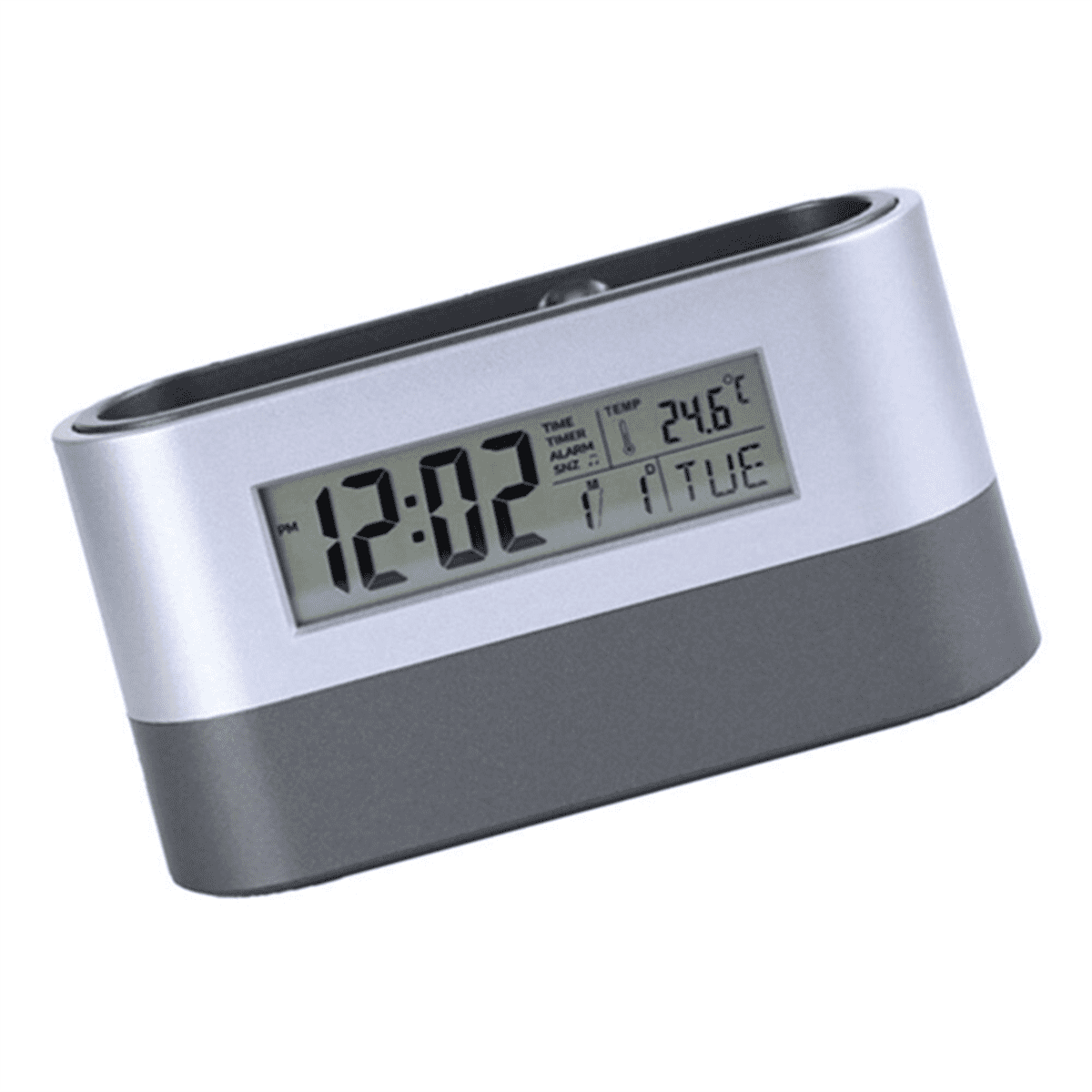 Silent Alarm Clock,Table Clock,Electronic Digital Pen Holder,Tools Name ...