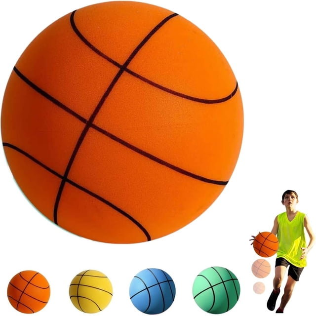 Silent Basketball, 2024 Newest Foam Basketball Indoor Training Ball ...