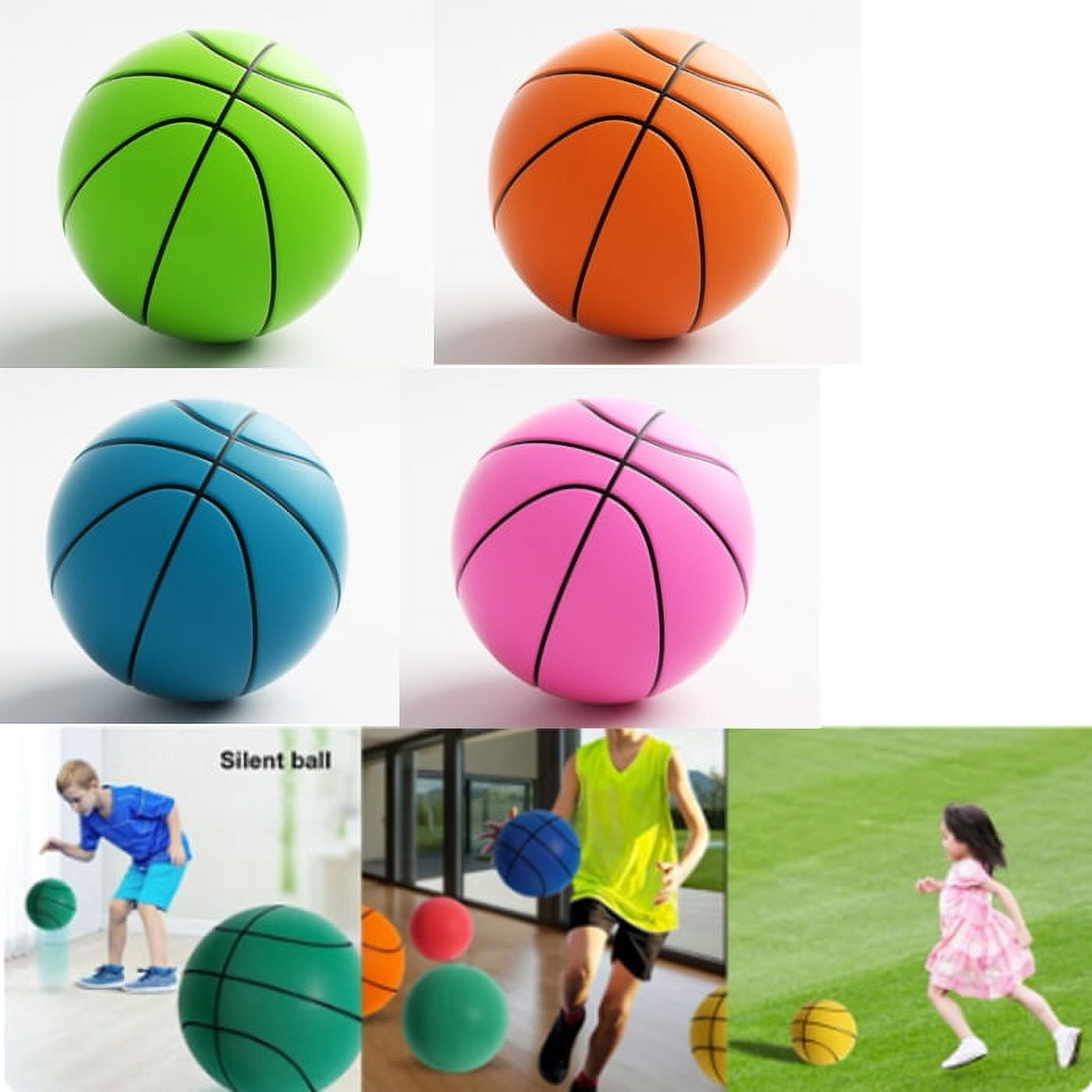 Silent Basketball, 2024 Newest Quiet Basketball Indoor, Foam Indoor ...