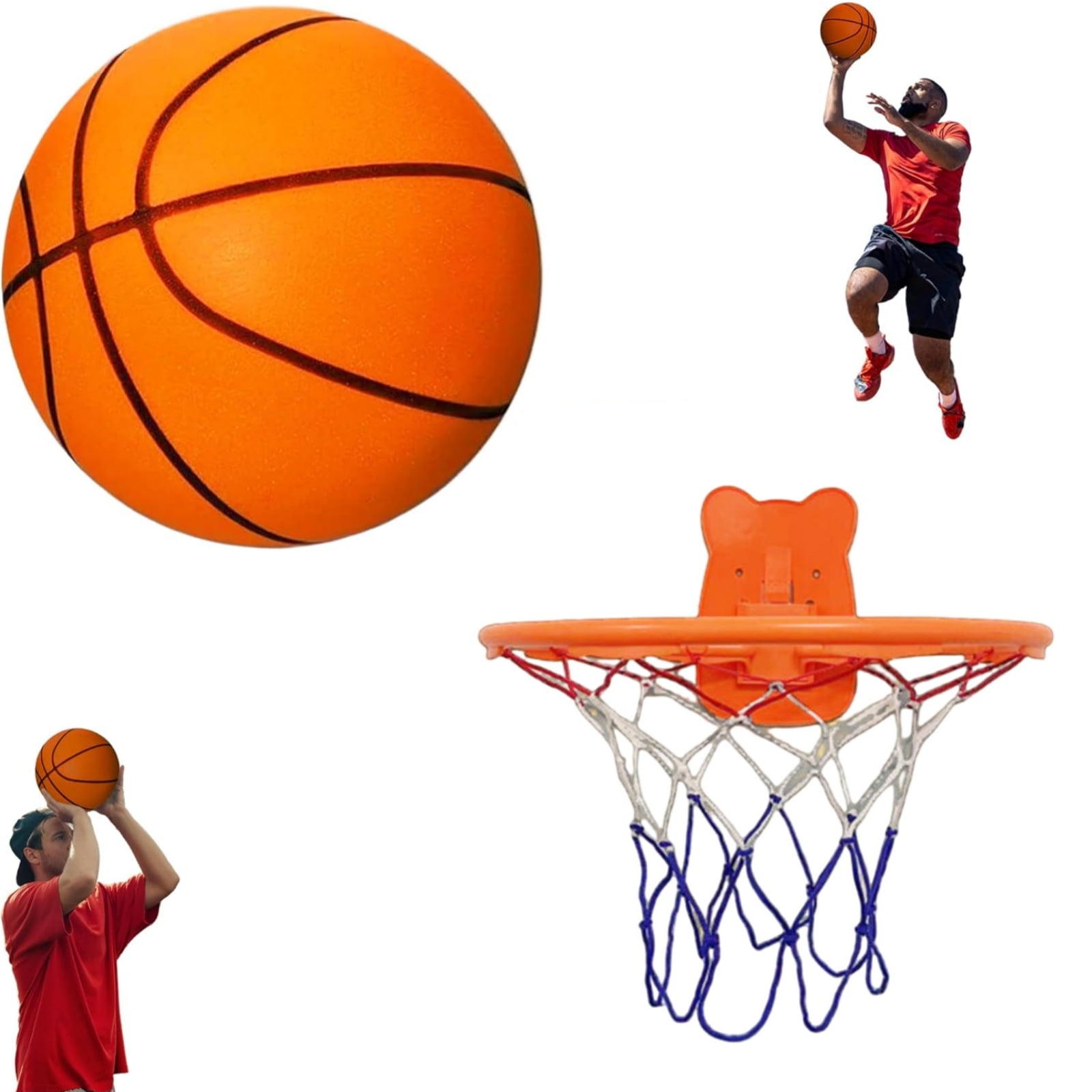 Silent Basketball, 2024 Newest Quiet Basketball Indoor, Foam Indoor ...