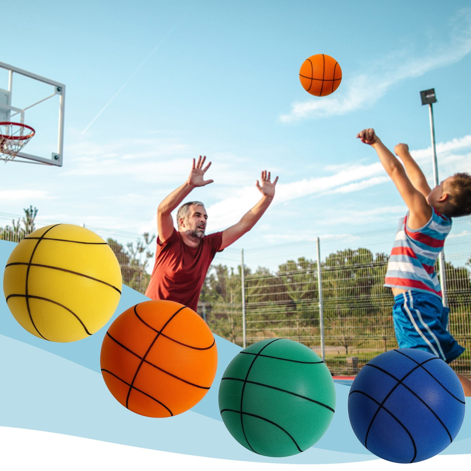 Silent Basketball 2026 New Foam Basketball Indoor Training Ball, High ...