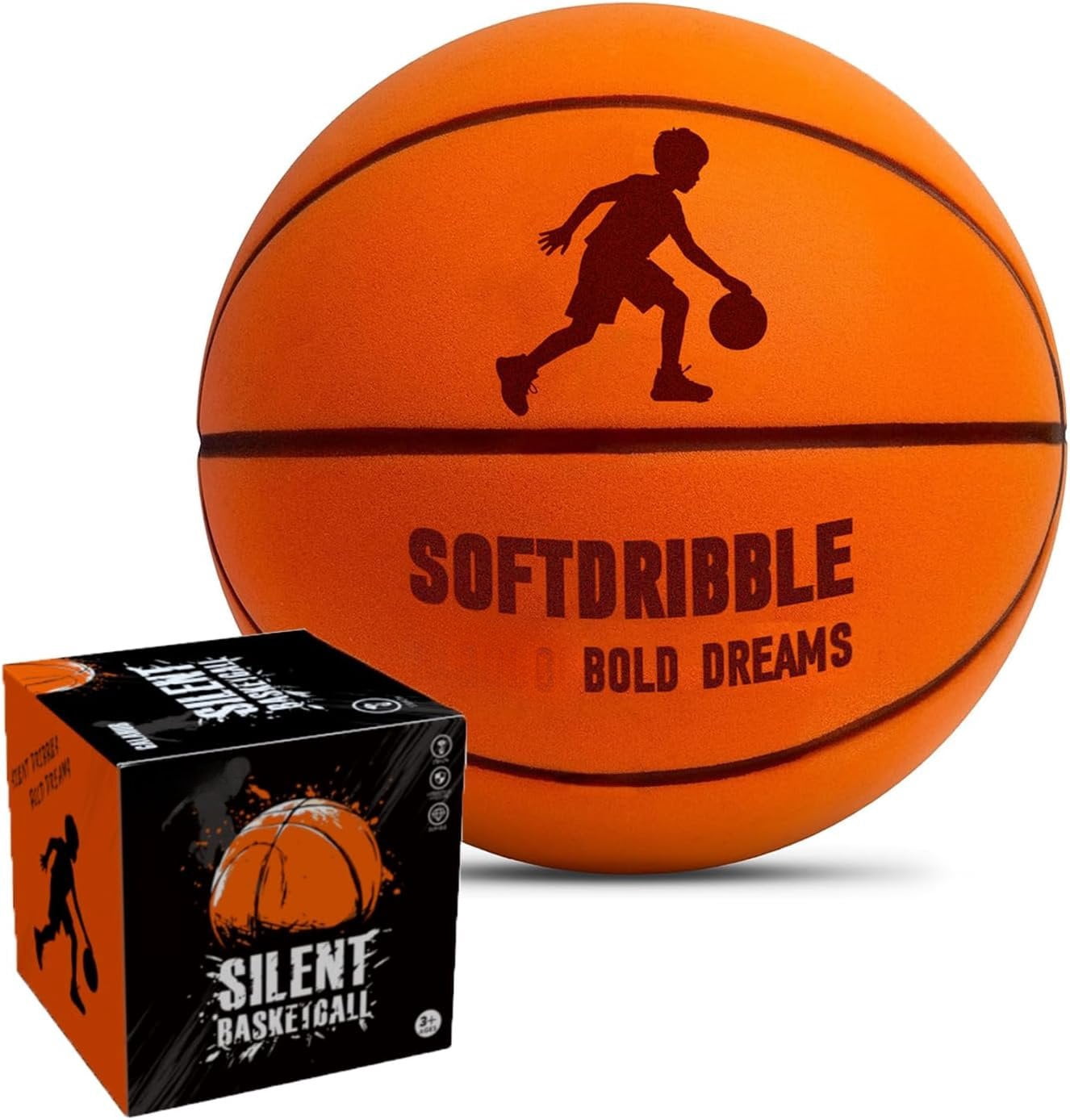 Silent Basketball Airless Indoor Ball 2026 Upgraded Soft Noiseless ...