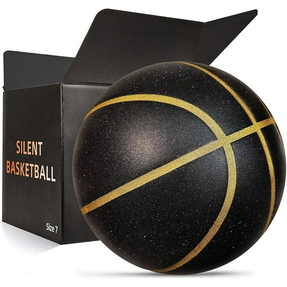 Silent Basketball – Grooved Airless Indoor Basketball for Quiet ...