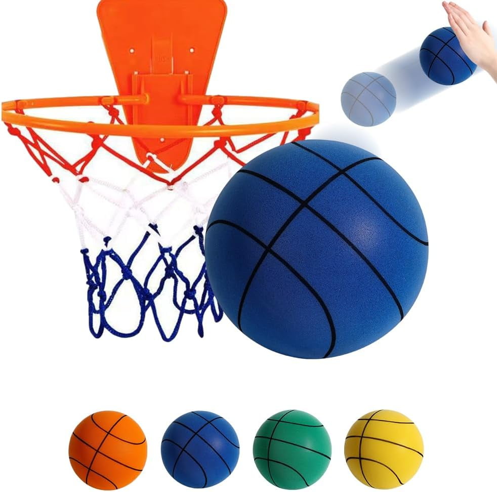 Silent Basketball with Basketball Hoop, 2024 Silent Basketball ...