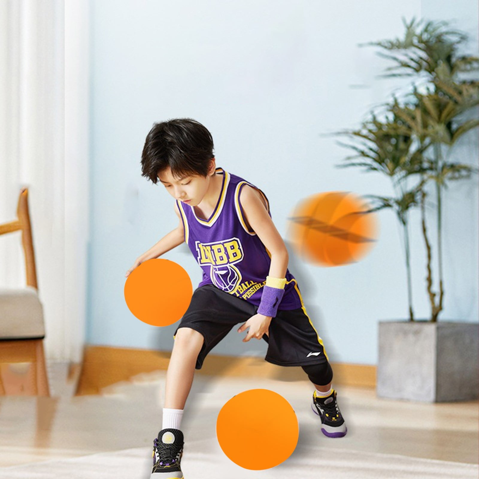 Silent Basketball Hoop Set Indoor Basketball Hoop for Kids Toddlers ...