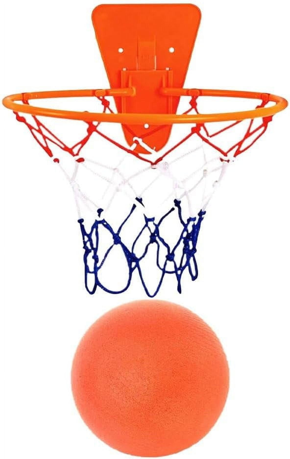 Silent Basketball and Hoop Set, Indoor Basketball Hoop for Kids and ...
