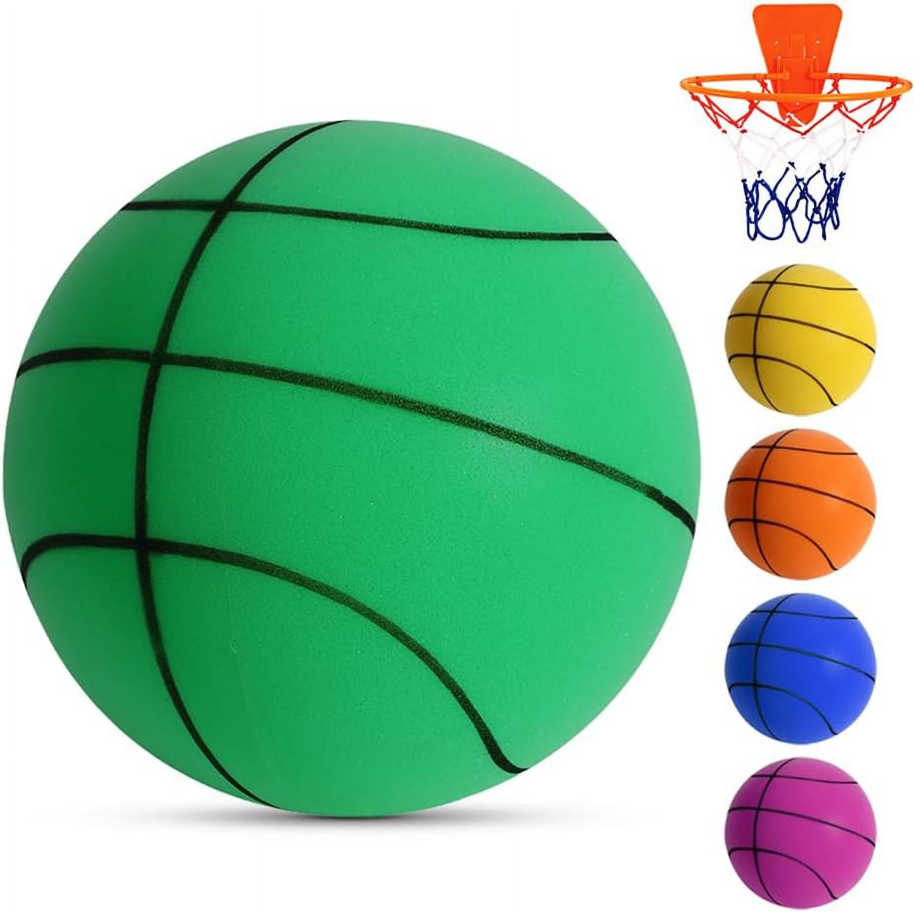Silent Basketball, Indoor Foam Basketball for Quiet Training and ...