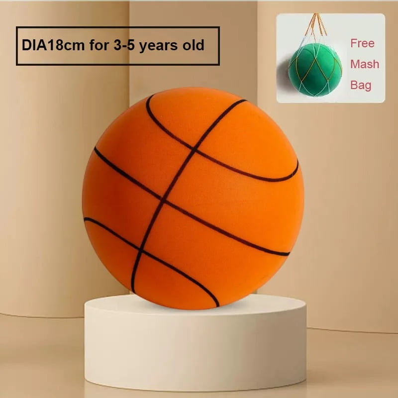 Silent Basketball Indoor Mute Pat Ball Silent Basketball 24cm No.3/5/7 ...