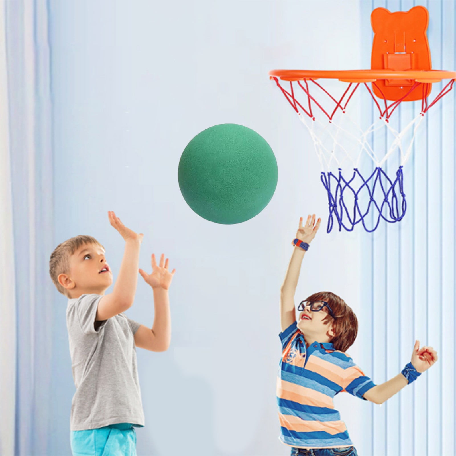 Silent Basketball Set Indoor Basketball Hoop For Kids And Toddlers ...